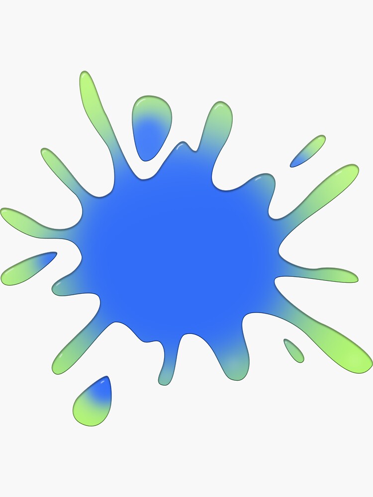 "Sanitized Ink Splat" Sticker for Sale by galaxydaydreams | Redbubble