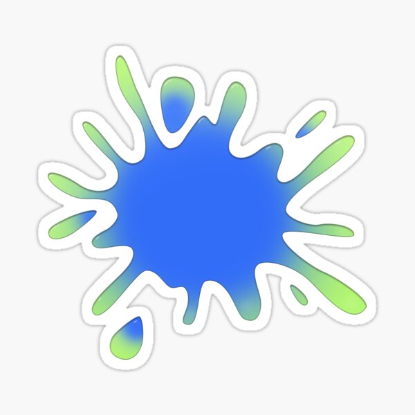 "Sanitized Ink Splat" Sticker for Sale by galaxydaydreams | Redbubble