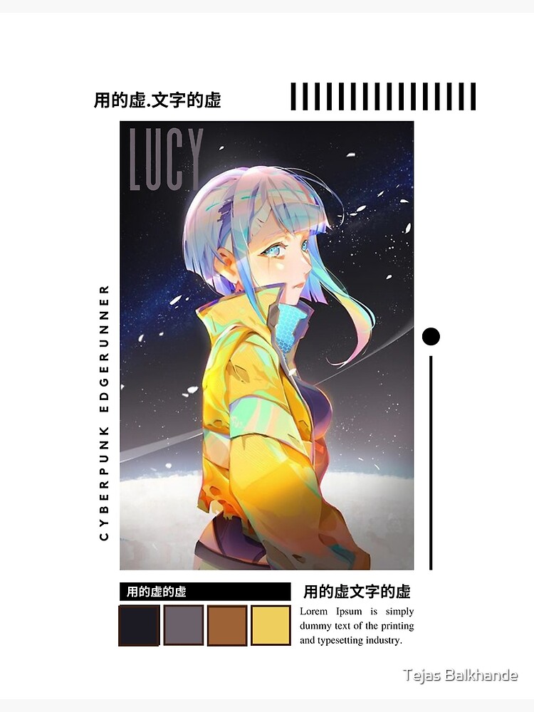 "Lucy cyberpunk edgerunner " Poster for Sale by alexashibee121 | Redbubble