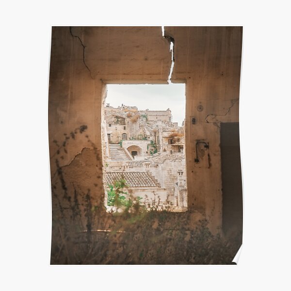 "Matera VI" Poster for Sale by LucaRamble | Redbubble