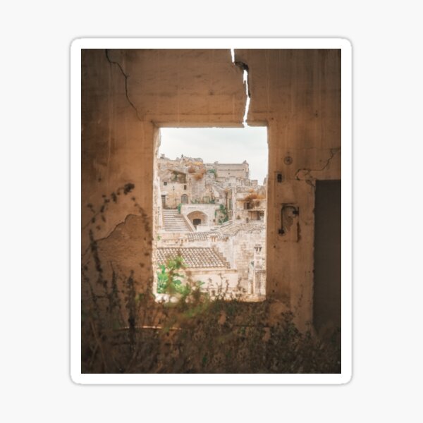 "Matera VI" Sticker for Sale by LucaRamble | Redbubble