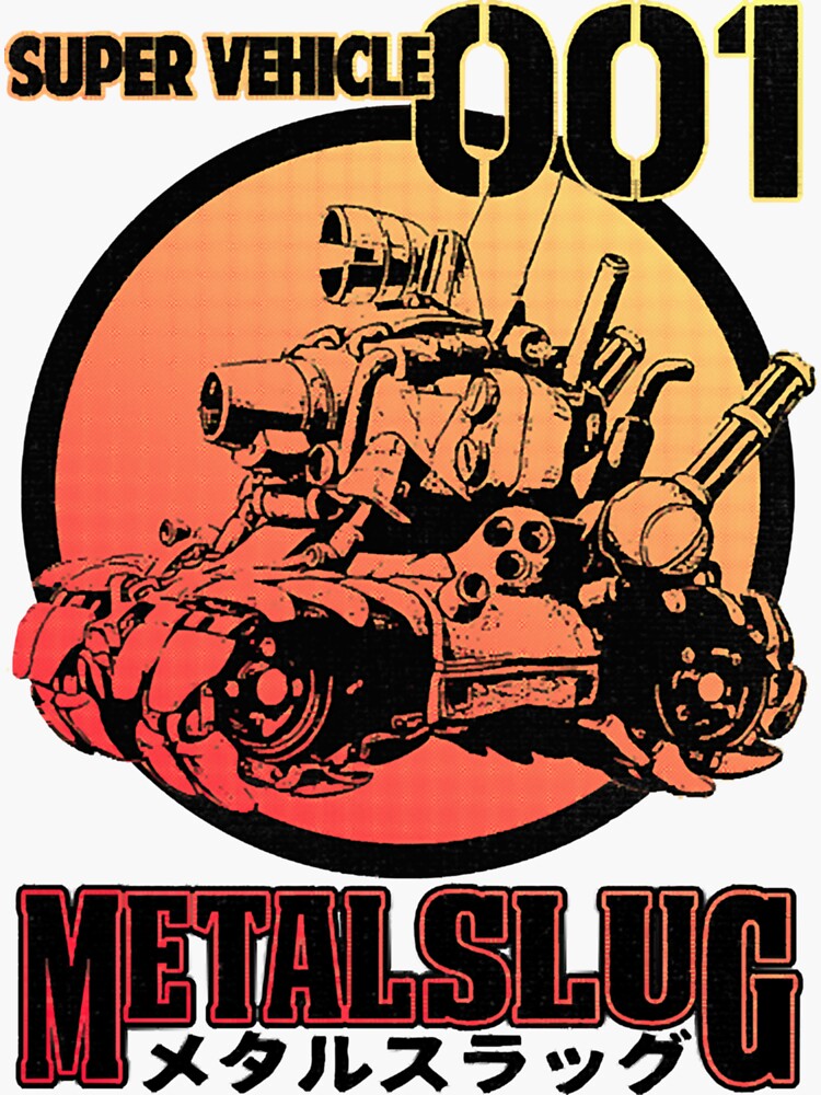 "Super Vehicle 001 Metal Slug Sticker" Sticker for Sale by HassaJase947 ...