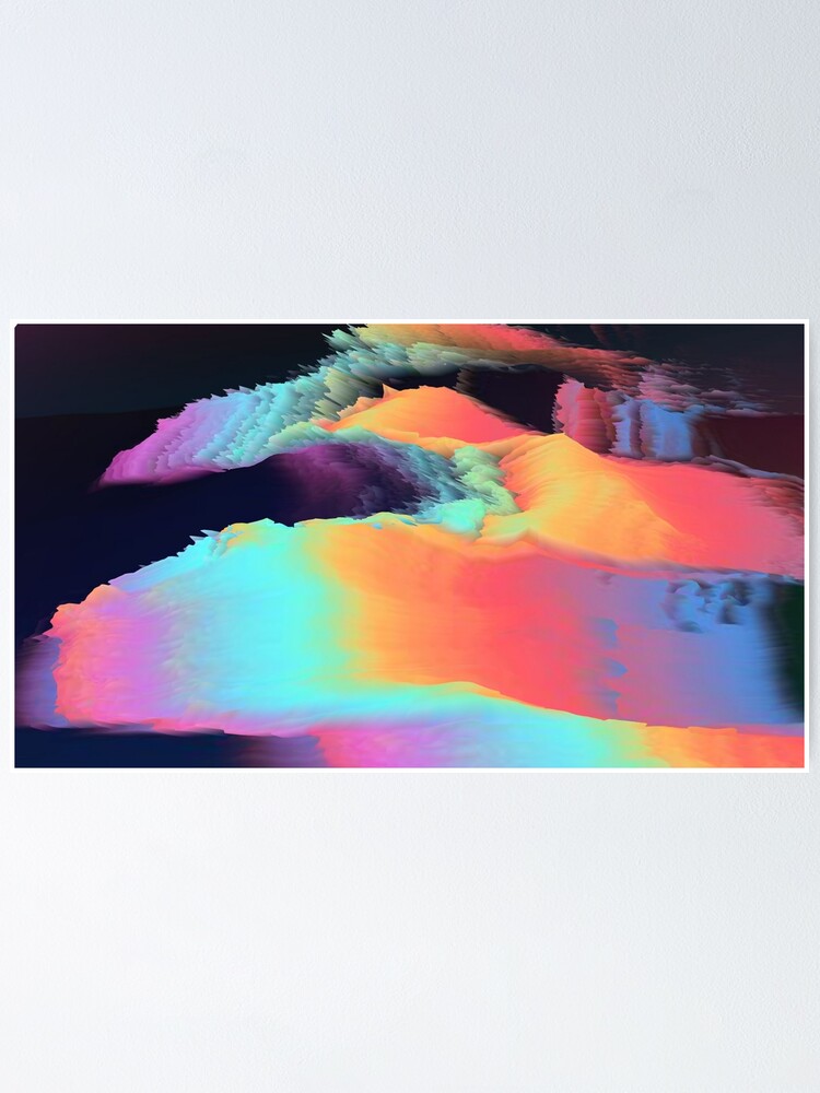 ""Chroma" Abstract Poster" Poster by VansDesign | Redbubble