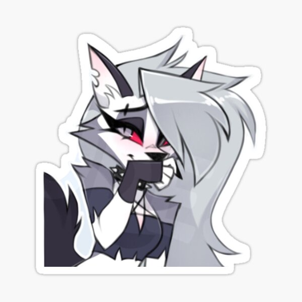 "Helluva Boss Loona" Sticker for Sale by Otaku-Area | Redbubble