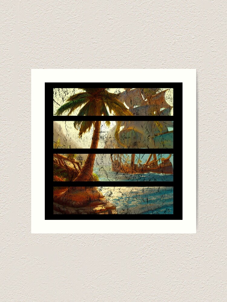 "Vintage Pirate Ship" Art Print for Sale by vladocar | Redbubble