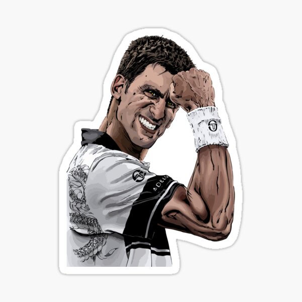 "Design Novak Djokovic 2022 " Sticker for Sale by MemoraGalore | Redbubble