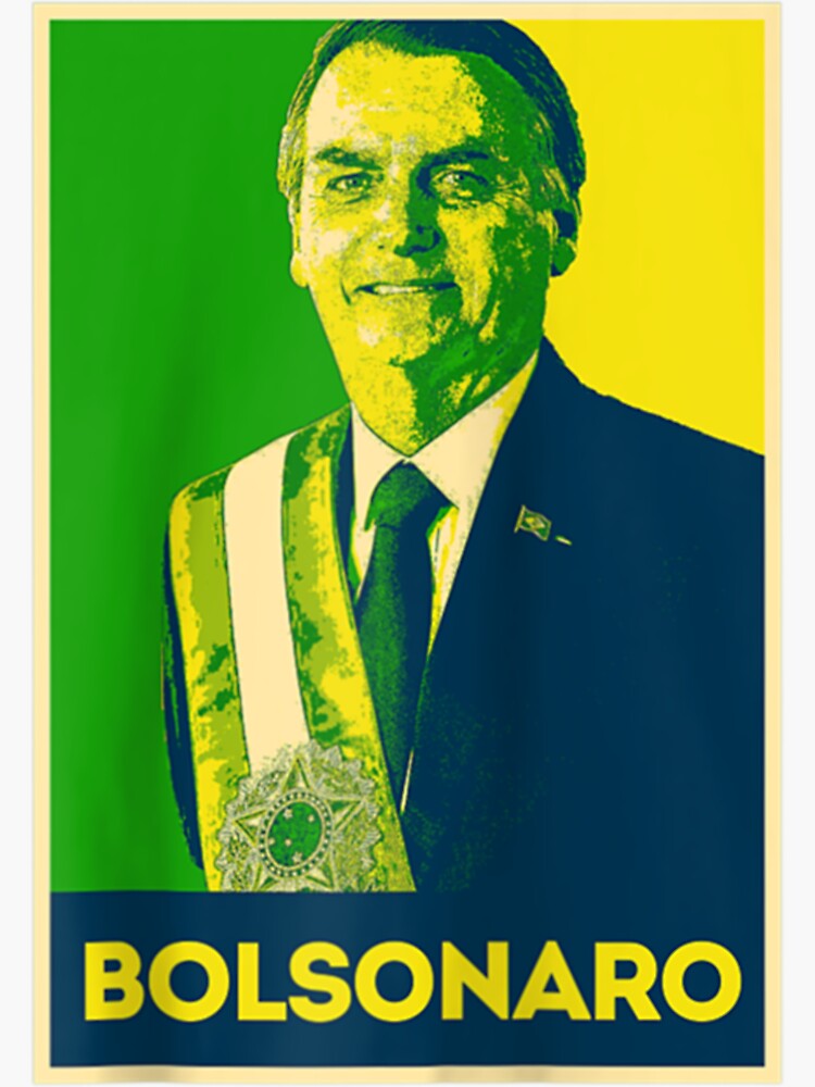 "Bolsonaro Presidente 2022 Brasil " Sticker for Sale by HumorStyleRS ...