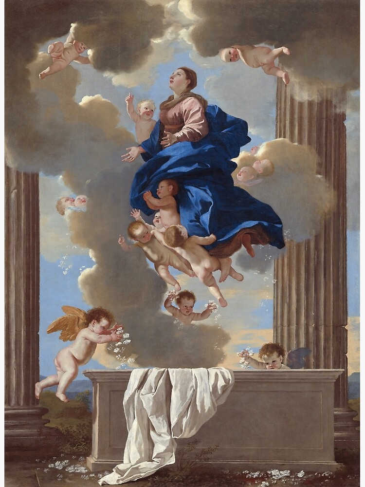 Póster «La Asunción de la Virgen - Nicolas Poussin 1630-1632» de Onodera | Redbubble