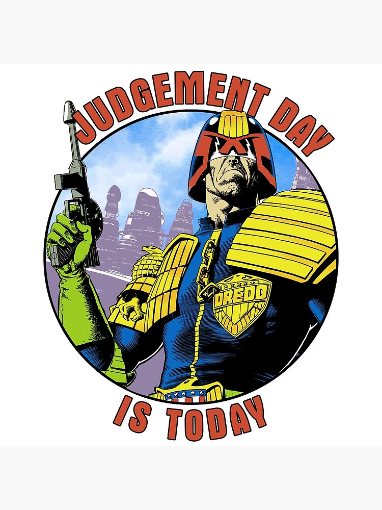 Judgment Day - Inspired by 2000AD / Judge Dredd Premium Matte Vertical ...