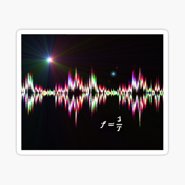"frequency" Sticker by vartan001 | Redbubble