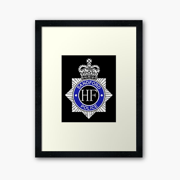 "Hot Fuzz - Sandford Police" Framed Art Print for Sale by UnconArt ...
