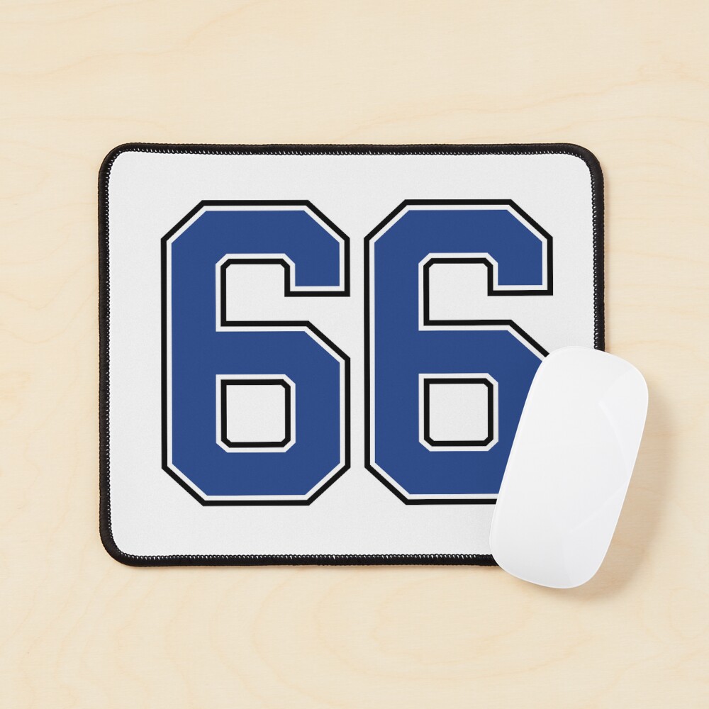 "Number 66 lucky sports jersey sixty six" Sticker for Sale by ...