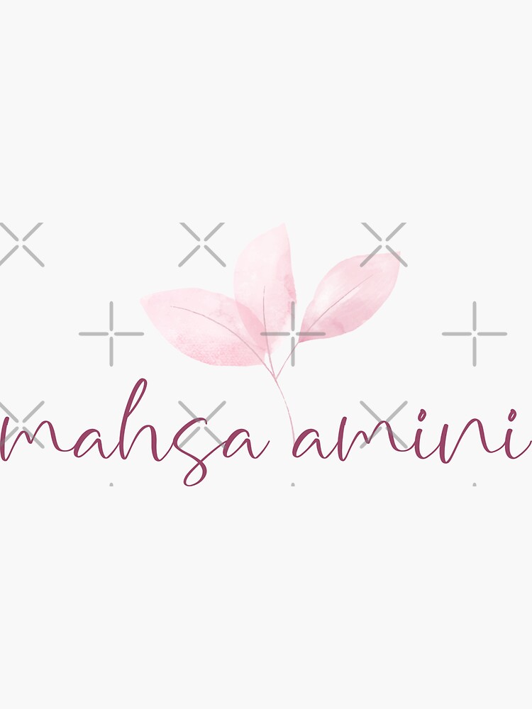 "Mahsa Amini" Sticker for Sale by turquoisethings | Redbubble