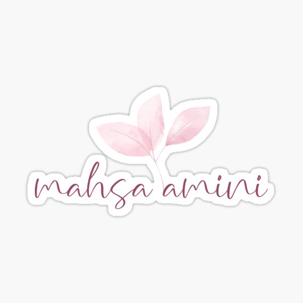 "Mahsa Amini" Sticker for Sale by turquoisethings | Redbubble