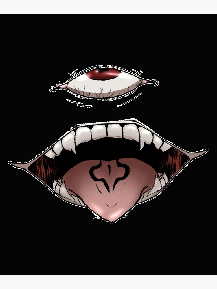 "Sukuna's mouth" Poster for Sale by zarloul | Redbubble