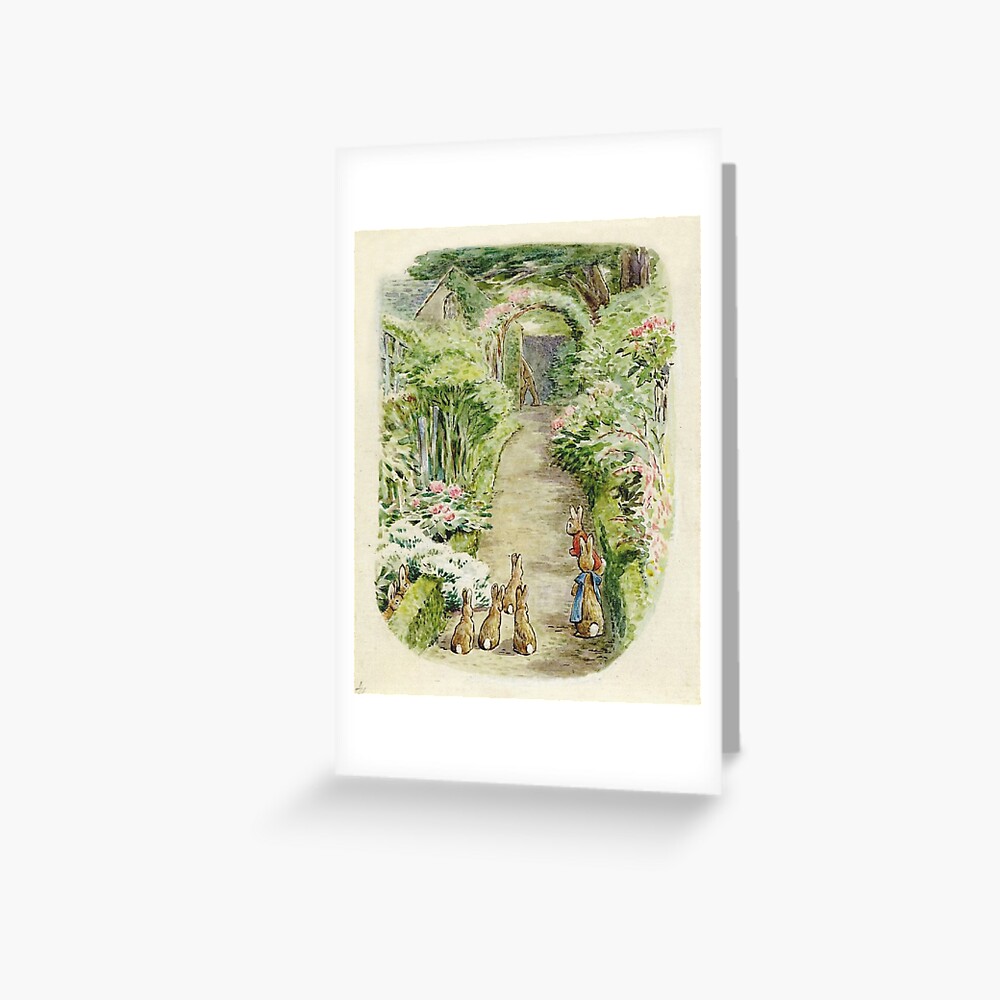 "The Tale of the Flopsy Bunnies (1909) - Beatrix Potter" Greeting Card ...