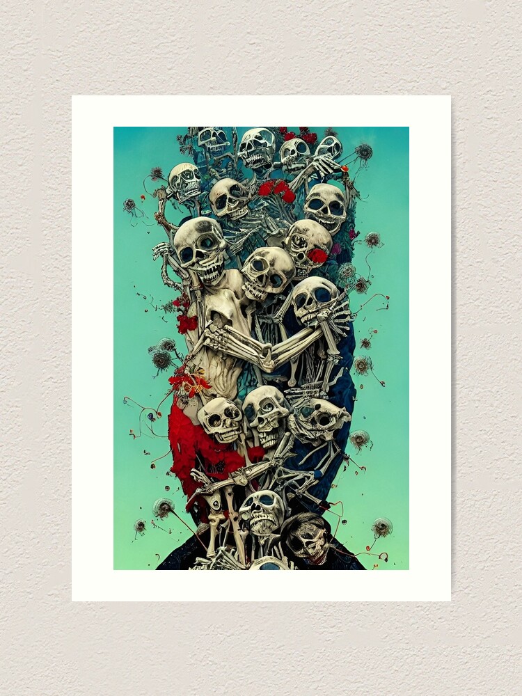 ""Family Tree" Skulls and Skeletons" Art Print for Sale by droege536 ...