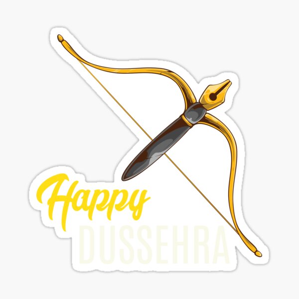 "Happy Dussehra Essential" Sticker for Sale by zaki101 | Redbubble