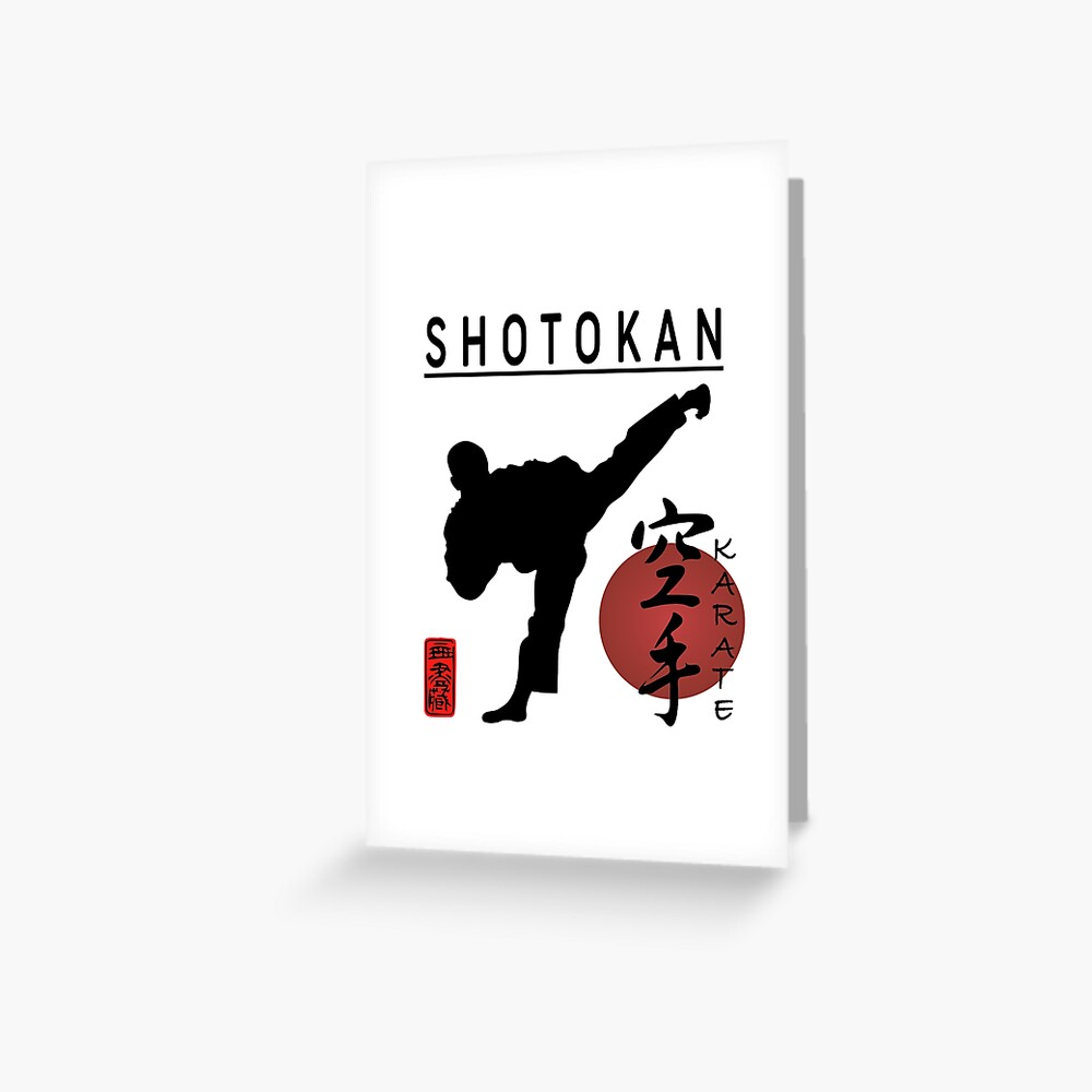 "Shotokan Calligraphy Karate Instructor Design - Japanese Martial Art ...