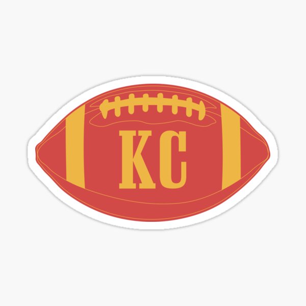 "KC chiefs football" Sticker for Sale by sabinako | Redbubble