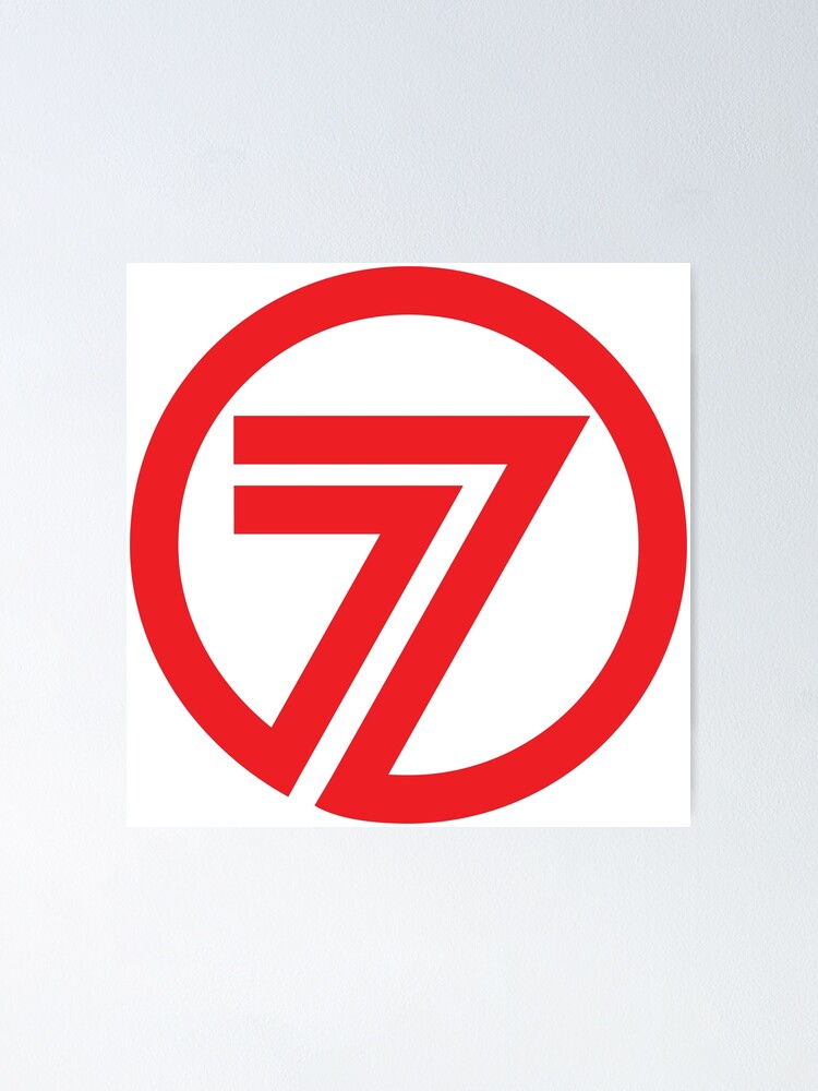"Channel 7 retro logo" Poster for Sale by crossesdesign | Redbubble