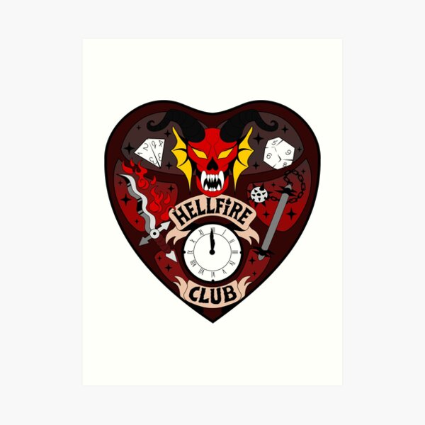 "Stranger Things: Hellfire Club DnD Club Red Version | Dungeons Dragons ...