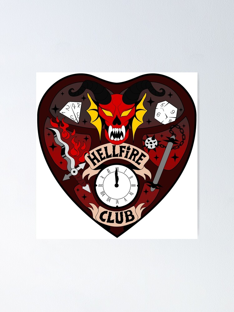 "Stranger Things: Hellfire Club DnD Club Red Version | Dungeons Dragons ...