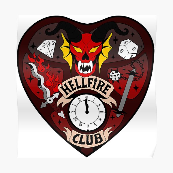 "Stranger Things: Hellfire Club DnD Club Red Version | Dungeons Dragons ...