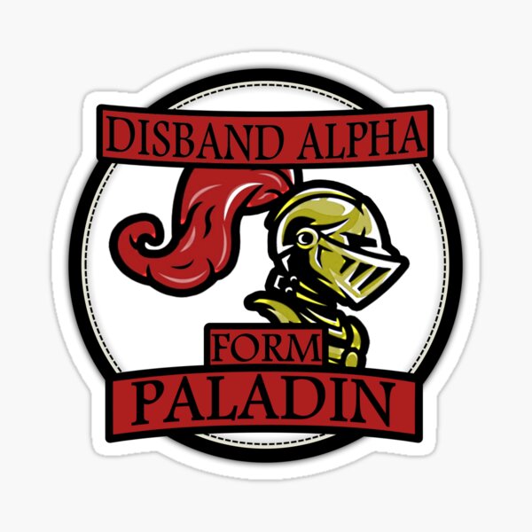 "Paladin Logo" Sticker for Sale by Starkiller2301 | Redbubble