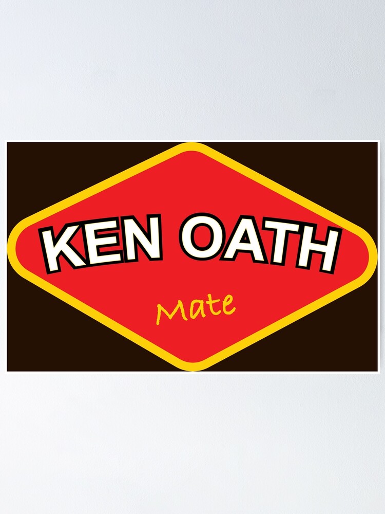 "Ken Oath Mate - Vegemite logo" Poster for Sale by crossesdesign | Redbubble