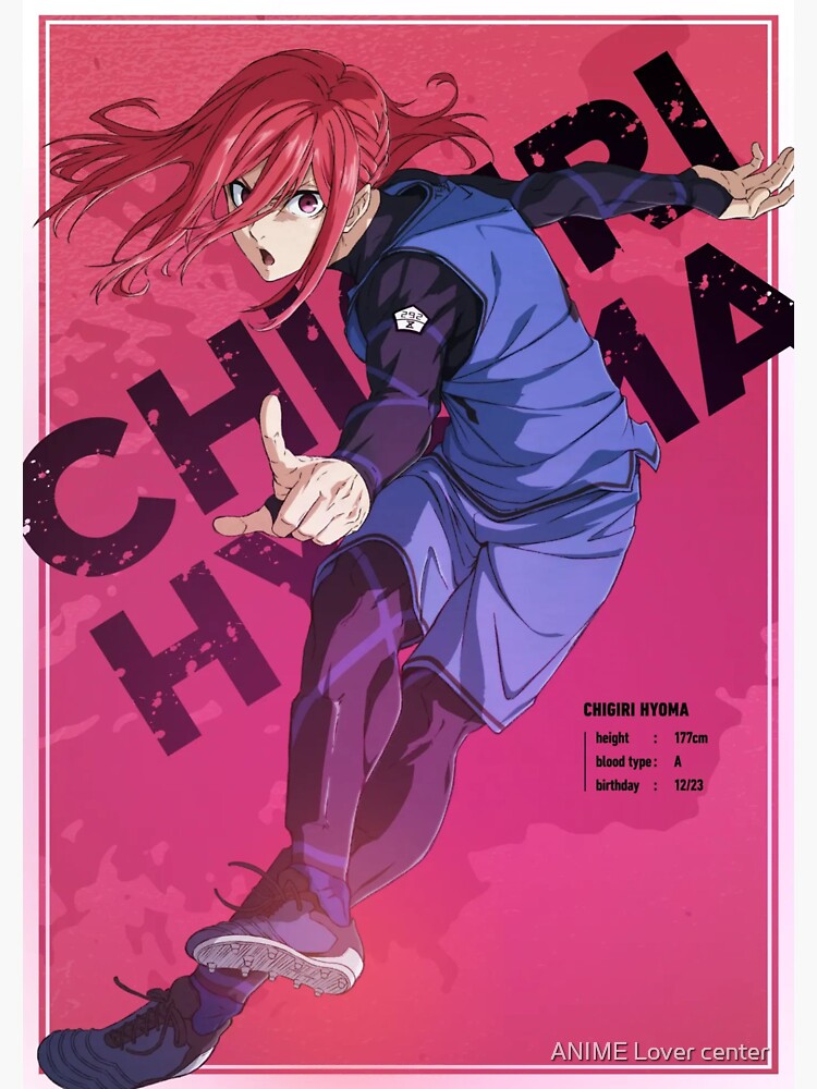 "CHIGIRI HYOUMA - BLUE LOCK" Sticker for Sale by khaled9999 | Redbubble