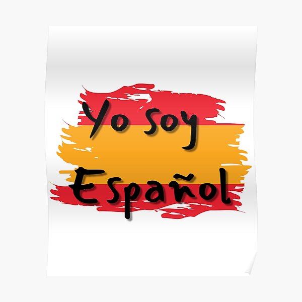 "World Cup Chant | Yo soy Español" Poster for Sale by TenbrinkDesigns ...