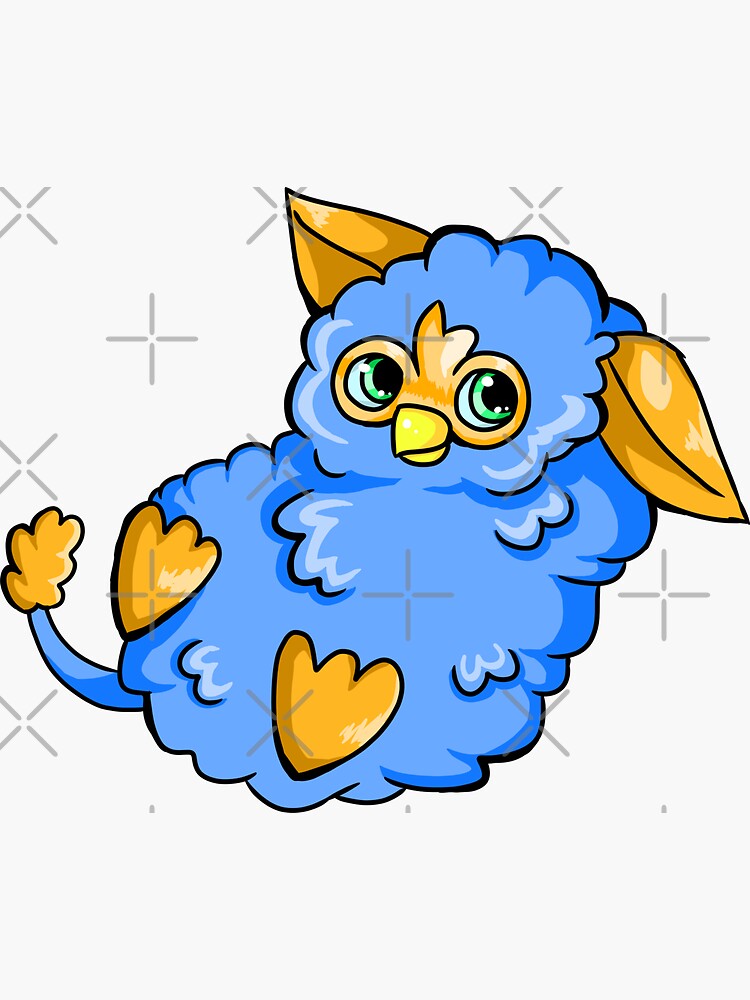 "furby" Sticker for Sale by Miksutos | Redbubble
