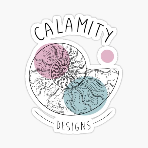 "Calamity designs " Sticker for Sale by CalamityDesigns | Redbubble