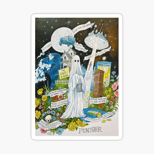 "The Tour Punisher PB" Sticker for Sale by Common Lamia | Redbubble