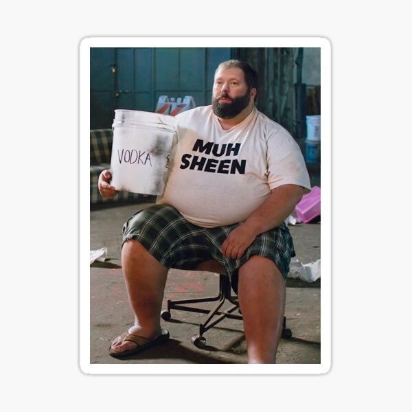 "MUH SHEEN" Sticker for Sale by meme-stuff | Redbubble