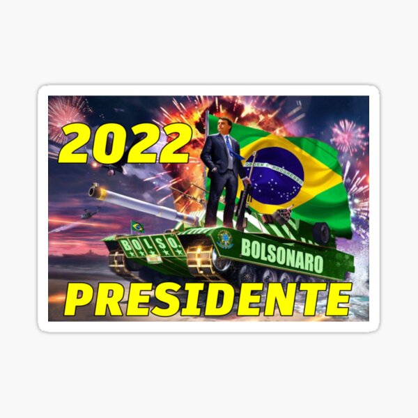 "BOLSONARO 2022, BOLSONARO PRESIDENTE, BOLSOMITO " Sticker for Sale by ...