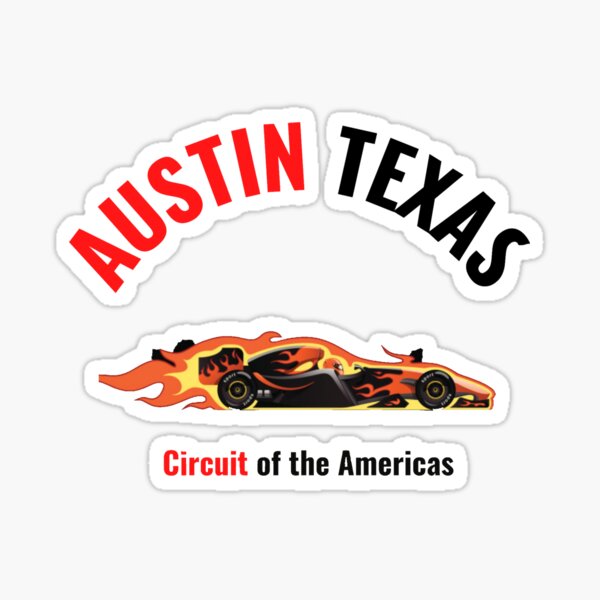 "Circuit of the Americas Austin Texas" Sticker for Sale by Cozy-space ...