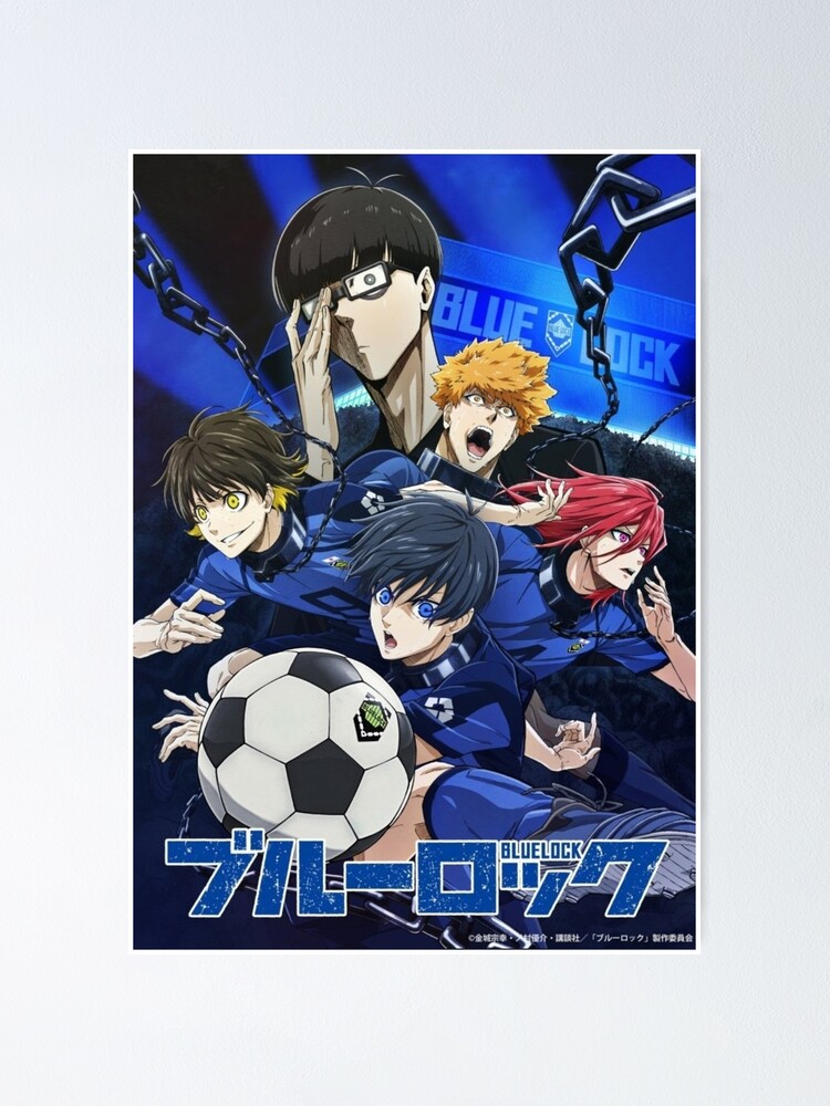 "Blue lock anime" Poster for Sale by ZORO-DESIGN | Redbubble