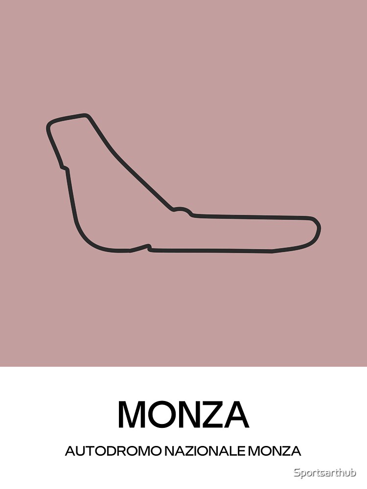 "Monza circuit" Sticker for Sale by Sportsarthub | Redbubble