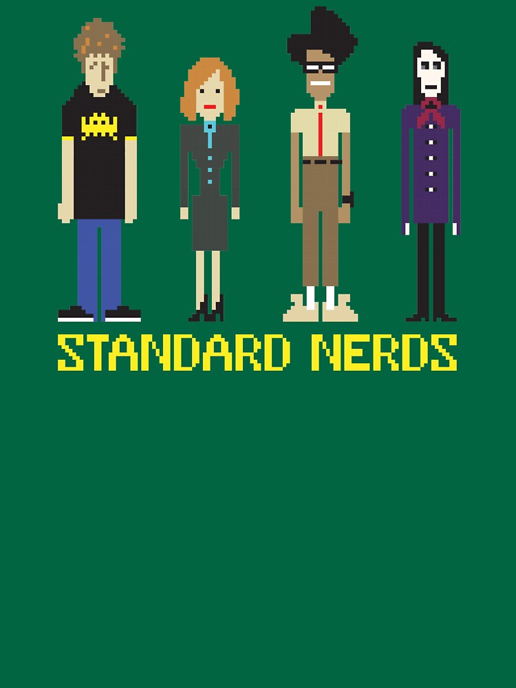 "Standard Nerds" T-shirt for Sale by nicdennisdesign | Redbubble | it t-shirts - i t t-shirts ...