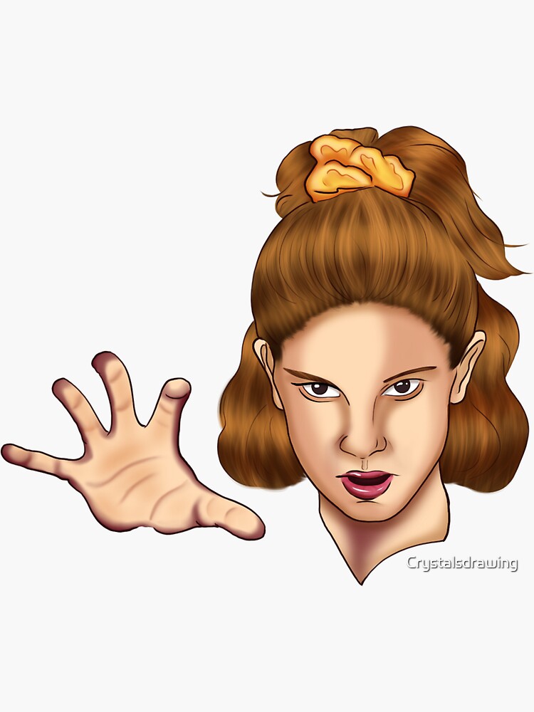 "Eleven" Sticker for Sale by Crystalsdrawing | Redbubble