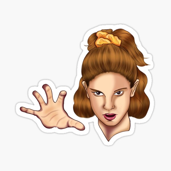 "Eleven" Sticker for Sale by Crystalsdrawing | Redbubble