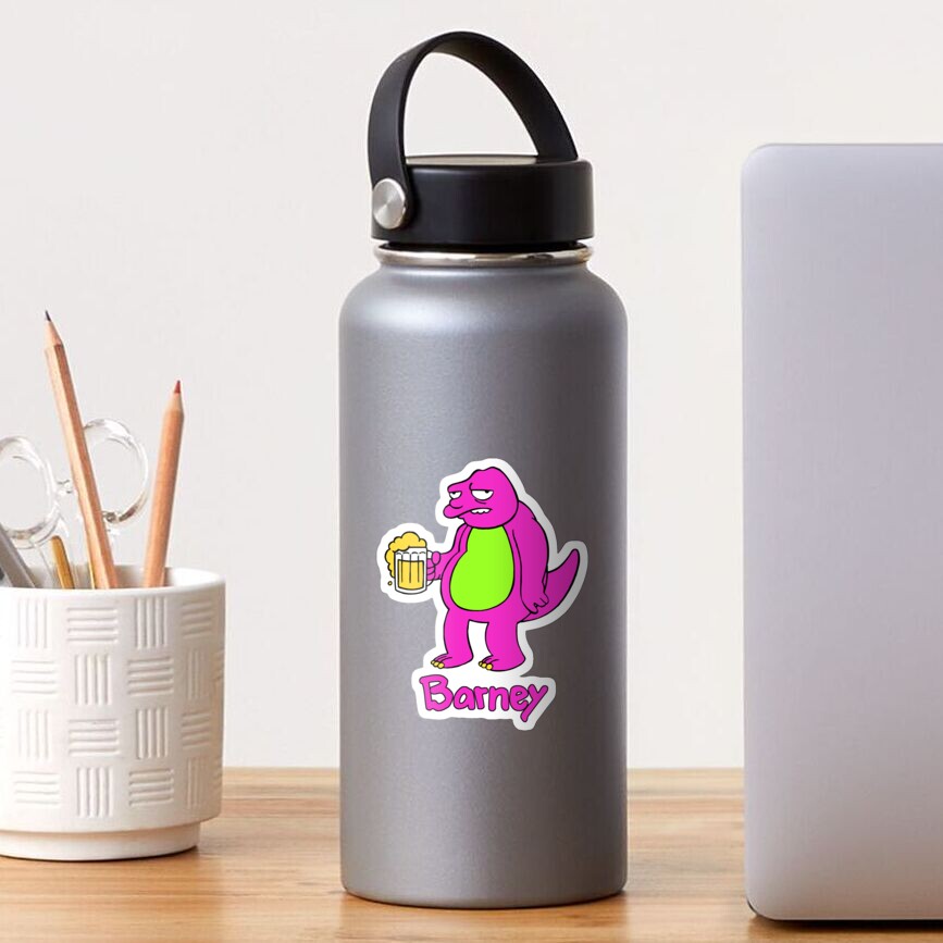 "Barney" Sticker for Sale by LeoZitro | Redbubble