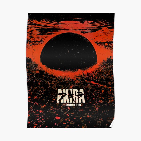 "Akira cyberpunk city explosion poster" Poster for Sale by lorettag1kri ...