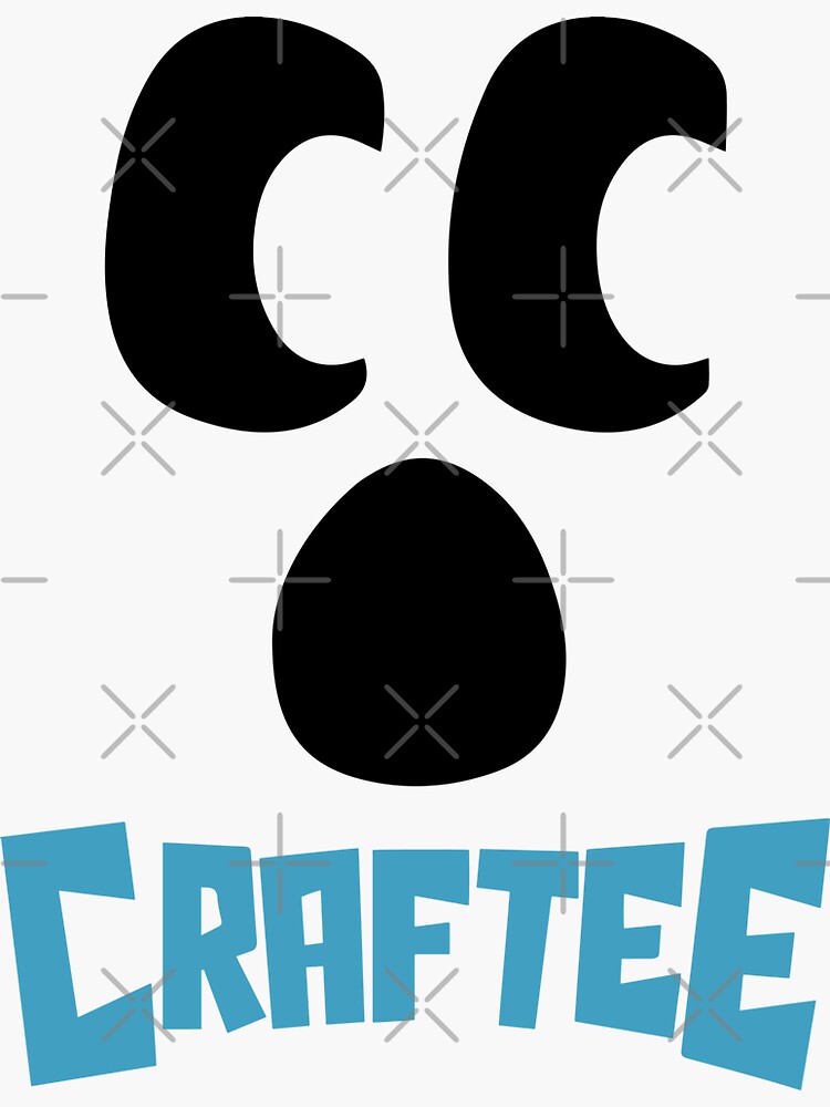 "Craftee game design" Sticker for Sale by slvdesign | Redbubble