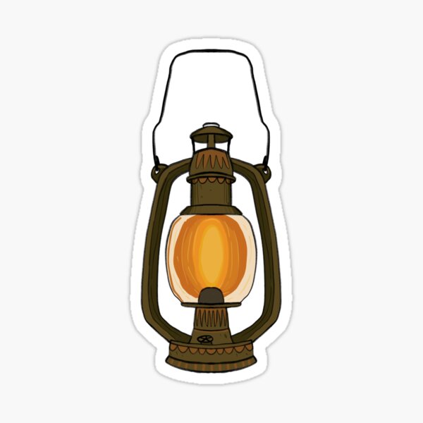 "Vintage Lantern Sticker" Sticker for Sale by TheToadstool | Redbubble