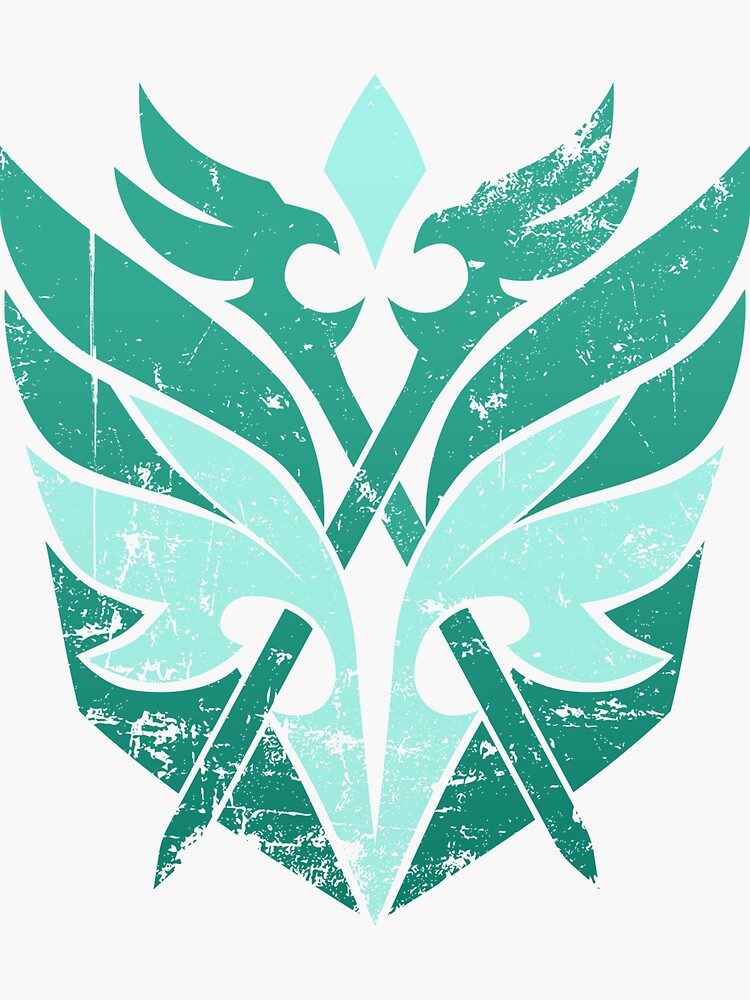 "Knights of Favonius logo - Genshin Impact" Sticker for Sale by ...