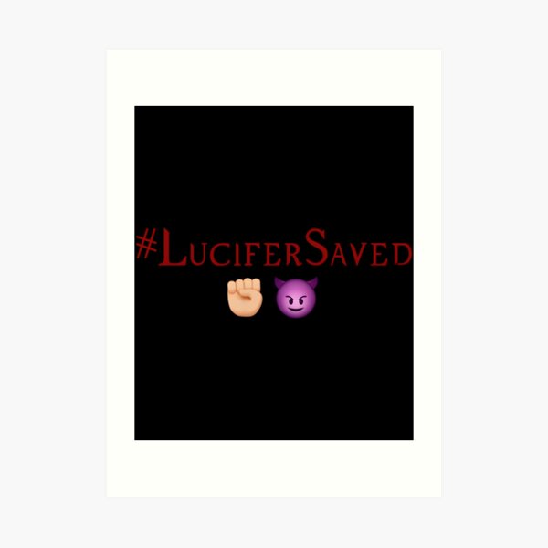 "Lucifer Saved design with the emojis used by Tom Ellis during all the ...