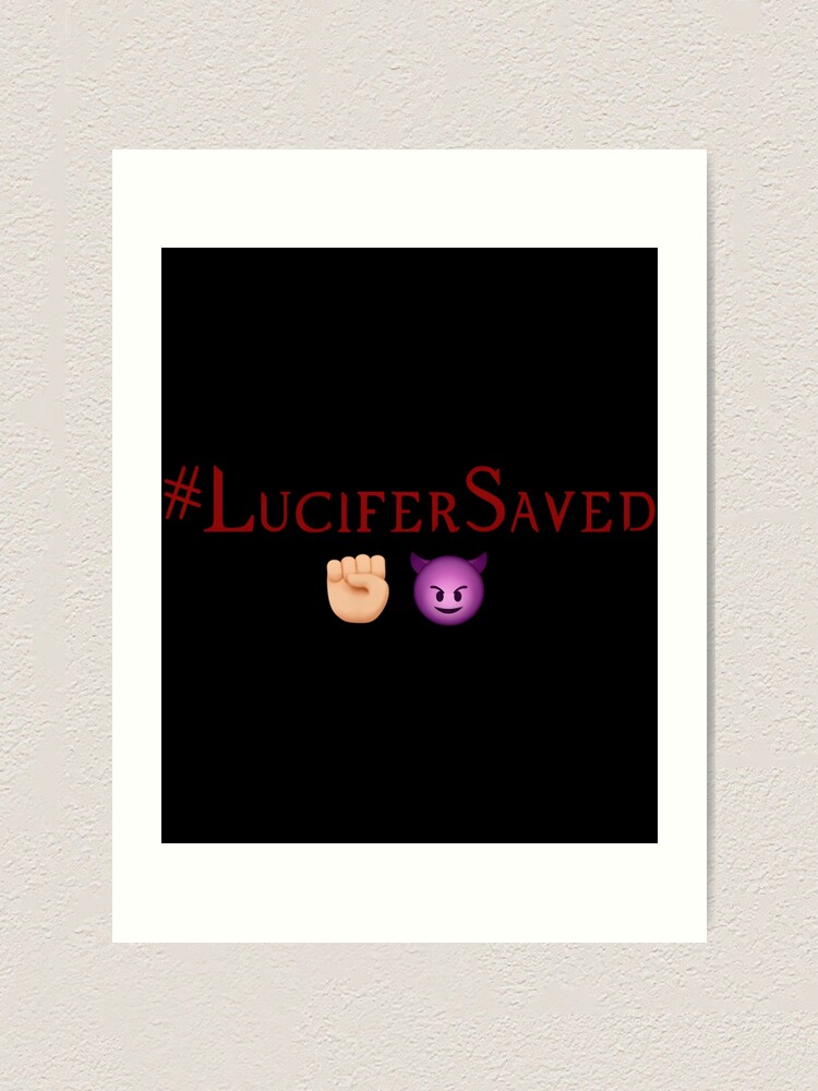 "Lucifer Saved design with the emojis used by Tom Ellis during all the ...